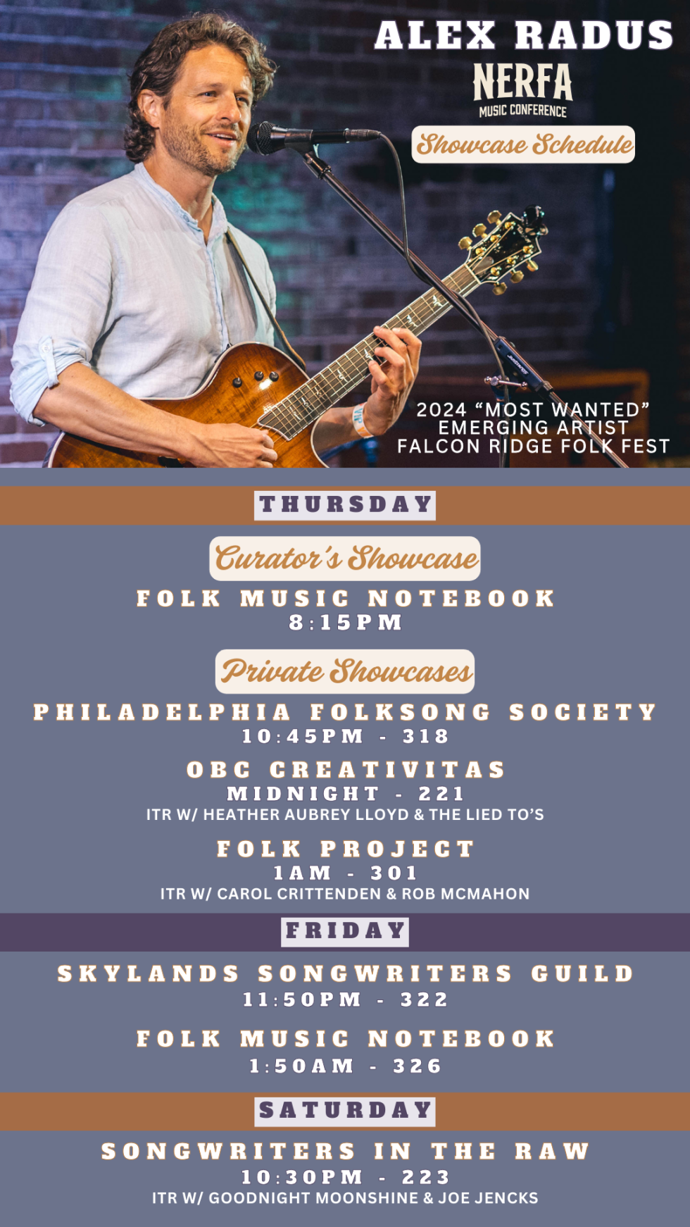 NERFA 2024 SHOWCASES - ALEX RADUS TRIO - TRIBUTARIES | OUT NOW!